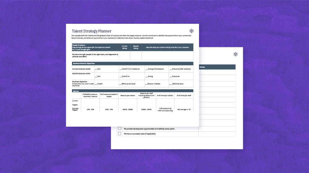 Financial Advisor's Free Talent Strategy Planner | Nitrogen Wealth